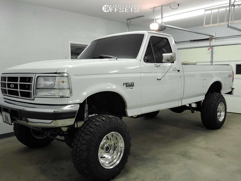 1996 Ford F-250 Super Duty with 16.5x12 -43 Weld Scorpios and 33/12 ...