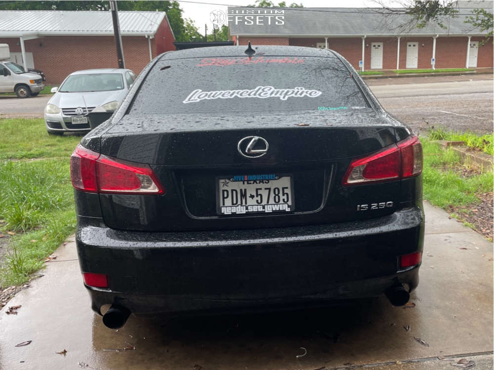 2013 Lexus IS250 with 18x9 20 Cosmis Racing Xt-005r and 225/40R18 ...