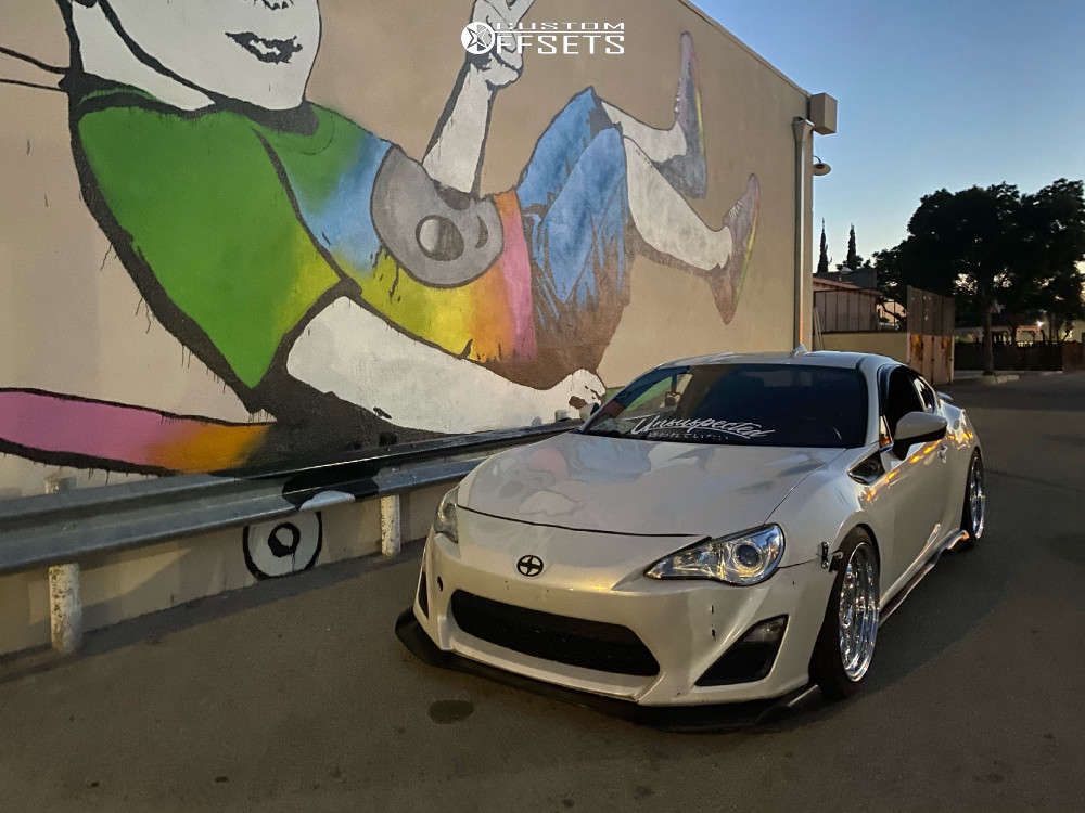 2013 Scion FR-S with 18x9.5 22 Aodhan Ds01 and 275/40R18 Federal Ss535 ...