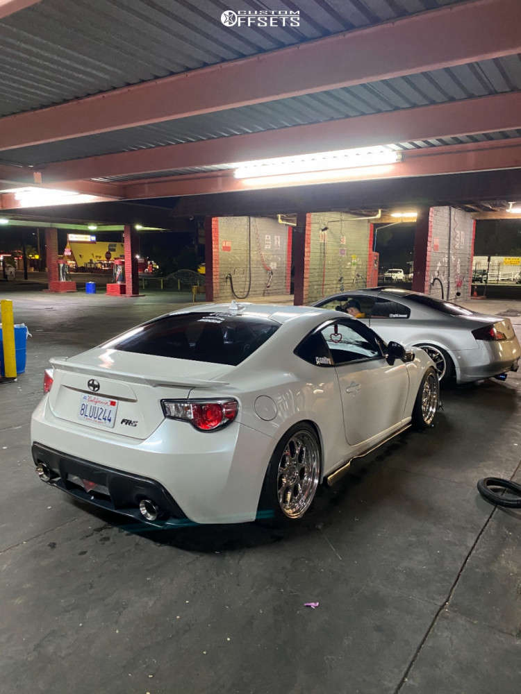 2013 Scion FR-S with 18x9.5 22 Aodhan Ds01 and 275/40R18 Federal Ss535 ...