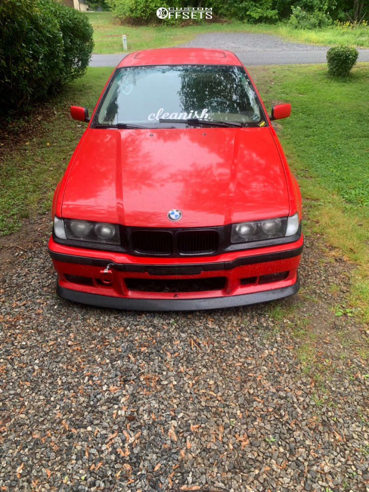 1996 BMW 328i with 17x8 20 BBS Style 32 and 215/40R17 Cosmo Mucho Macho ...