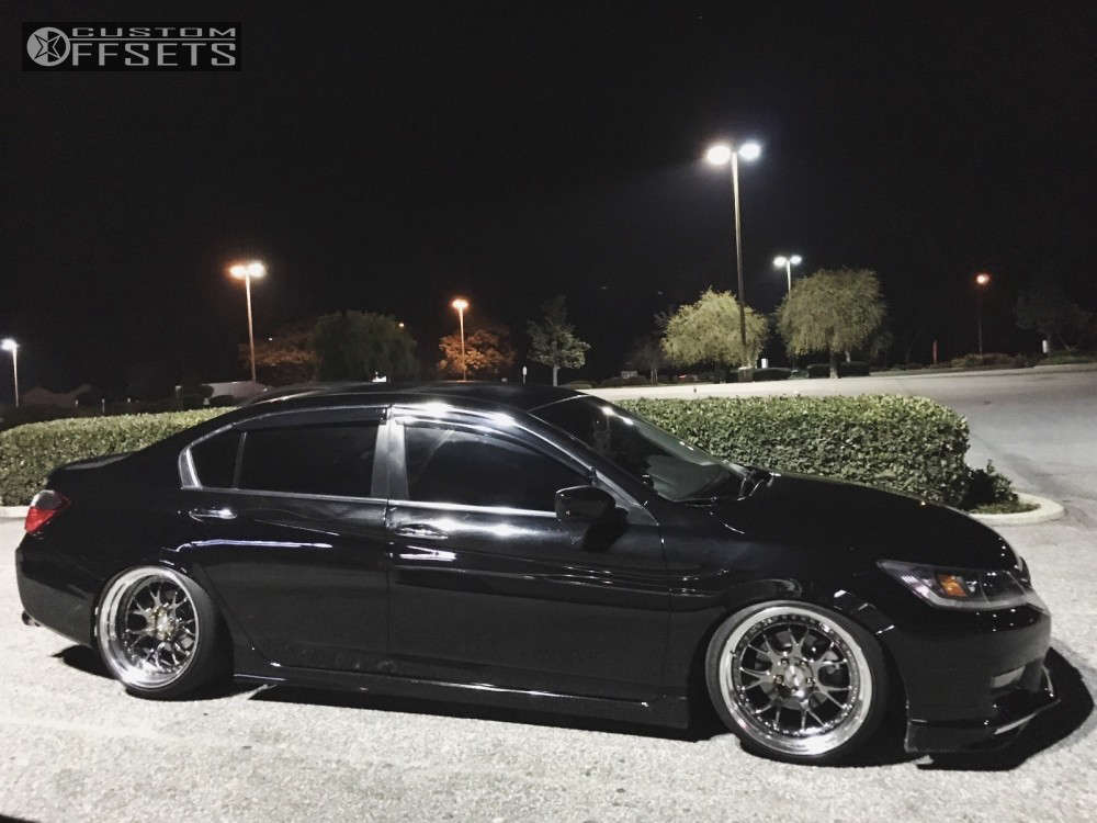 2015 Honda Accord with 19x9.5 22 SSR MS3 and 235/35R19 Nexen N3000 and ...