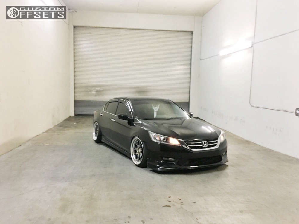 2015 Honda Accord with 19x9.5 22 SSR MS3 and 235/35R19 Nexen N3000 and ...