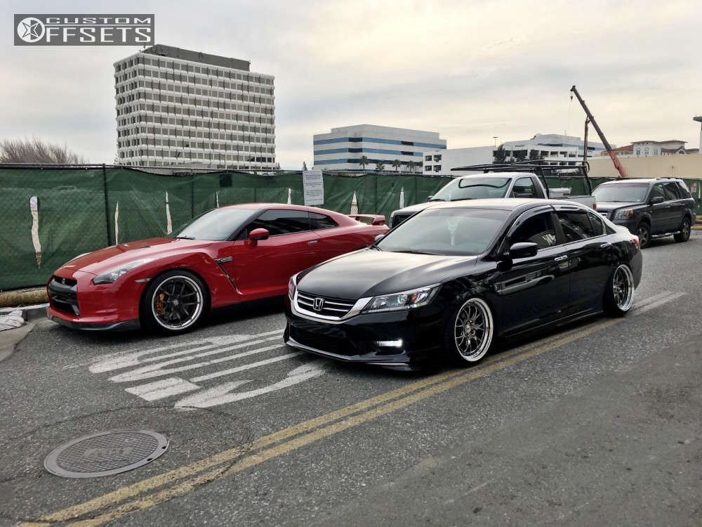 2015 Honda Accord with 19x9.5 22 SSR MS3 and 235/35R19 Nexen N3000 and ...