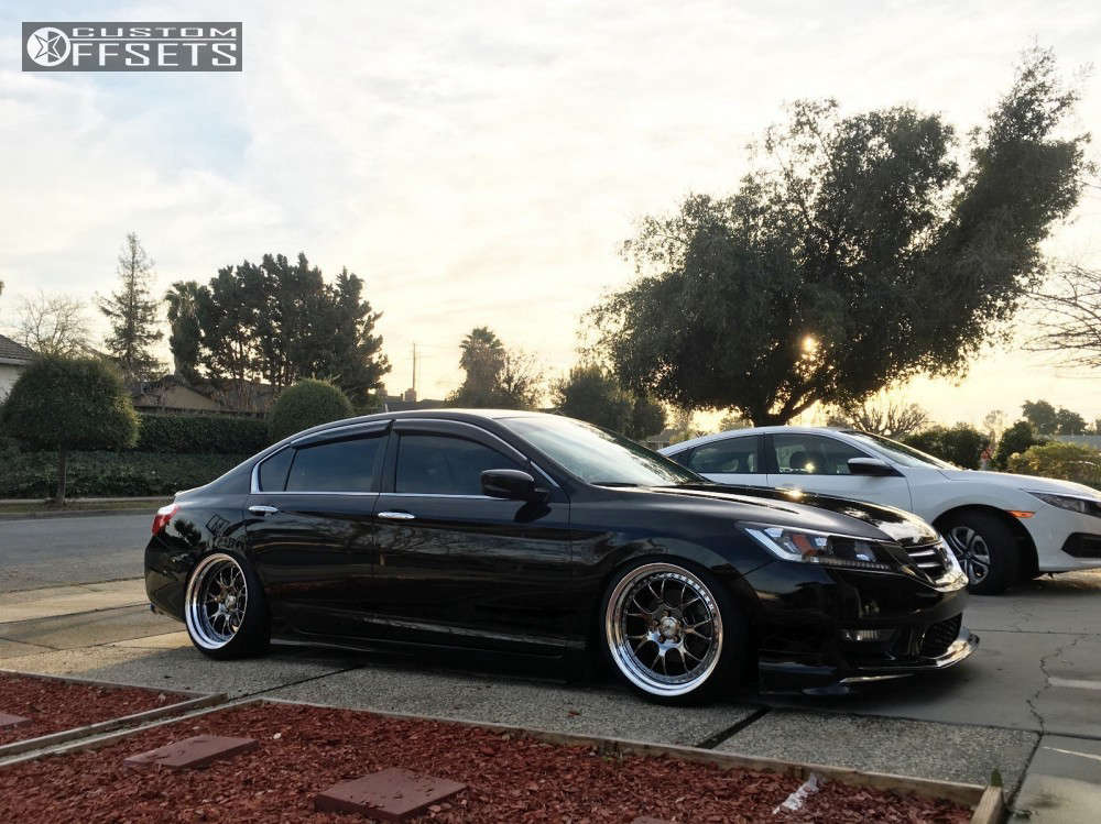 2015 Honda Accord with 19x9.5 22 SSR MS3 and 235/35R19 Nexen N3000 and ...