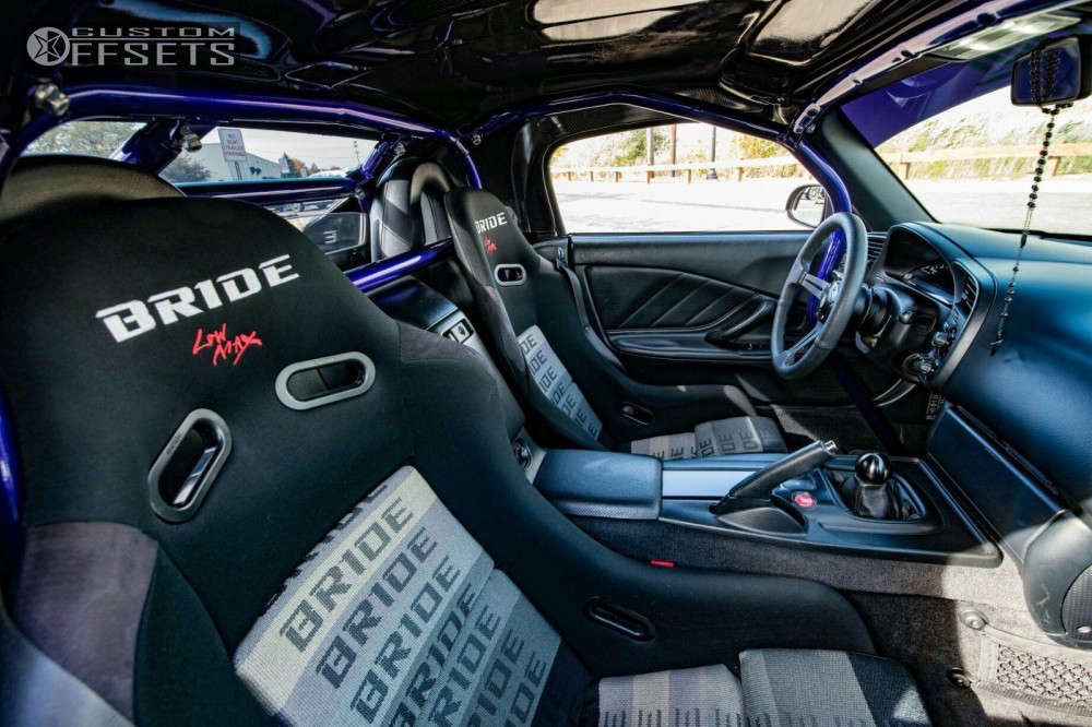 2001 Honda S2000 with 18x10.5 6 CCW Lm20 and 255/35R18 Sumitomo Htr Z ...