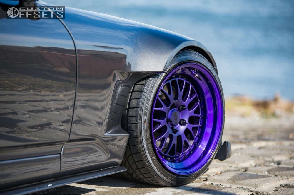 2001 Honda S2000 with 18x10.5 6 CCW Lm20 and 255/35R18 Sumitomo Htr Z ...