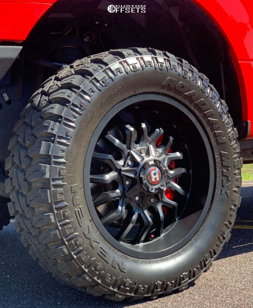 2019 Ford F-150 with 20x10 Ballistic Tarantula and 33/12.5R20 Nexen ...