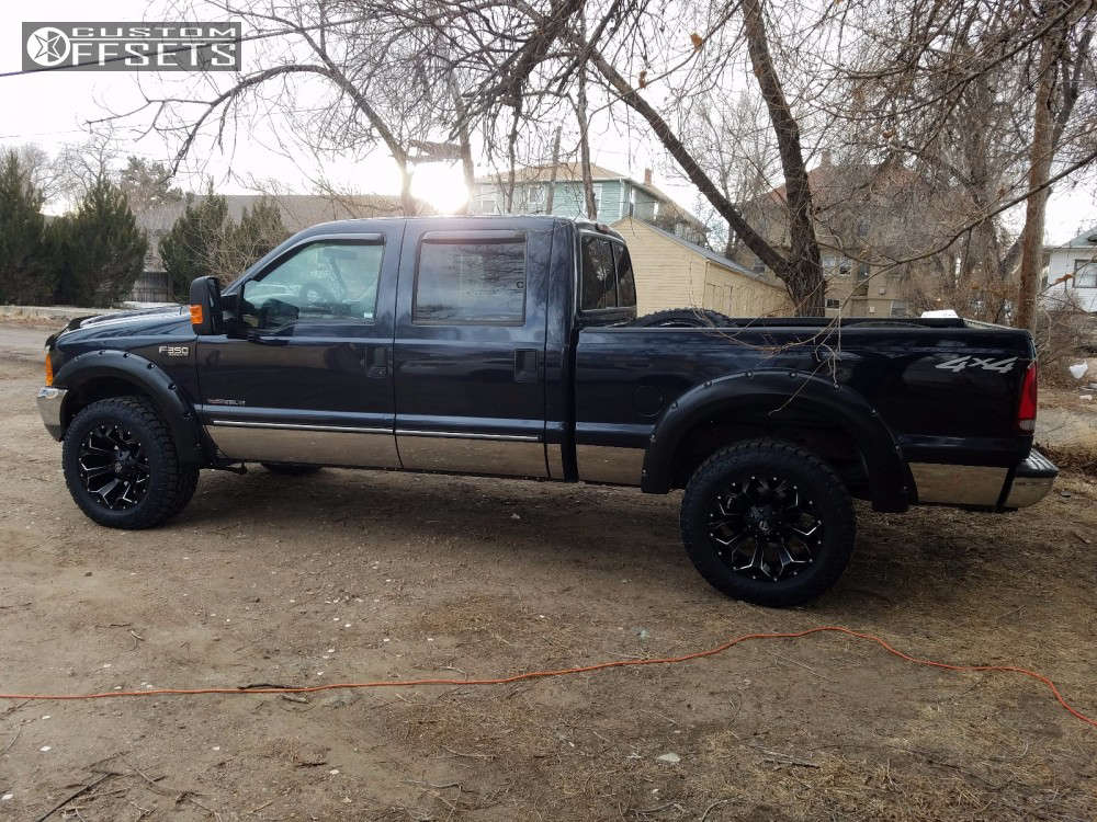 2000 Ford F-350 Super Duty with 20x10 -18 Fuel Assault and 275/60R20 ...