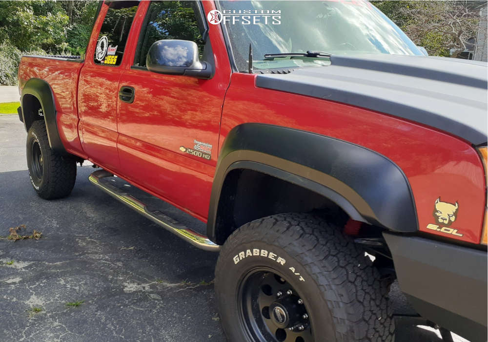 2004 Chevrolet Silverado 2500 HD with 16x10 -25 American Racing Baja ...
