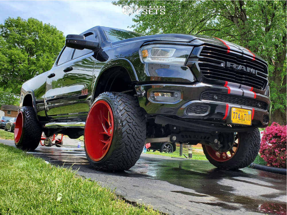 Fuel Runner 24x14 -75 Red | D74224408945 | Custom Offsets