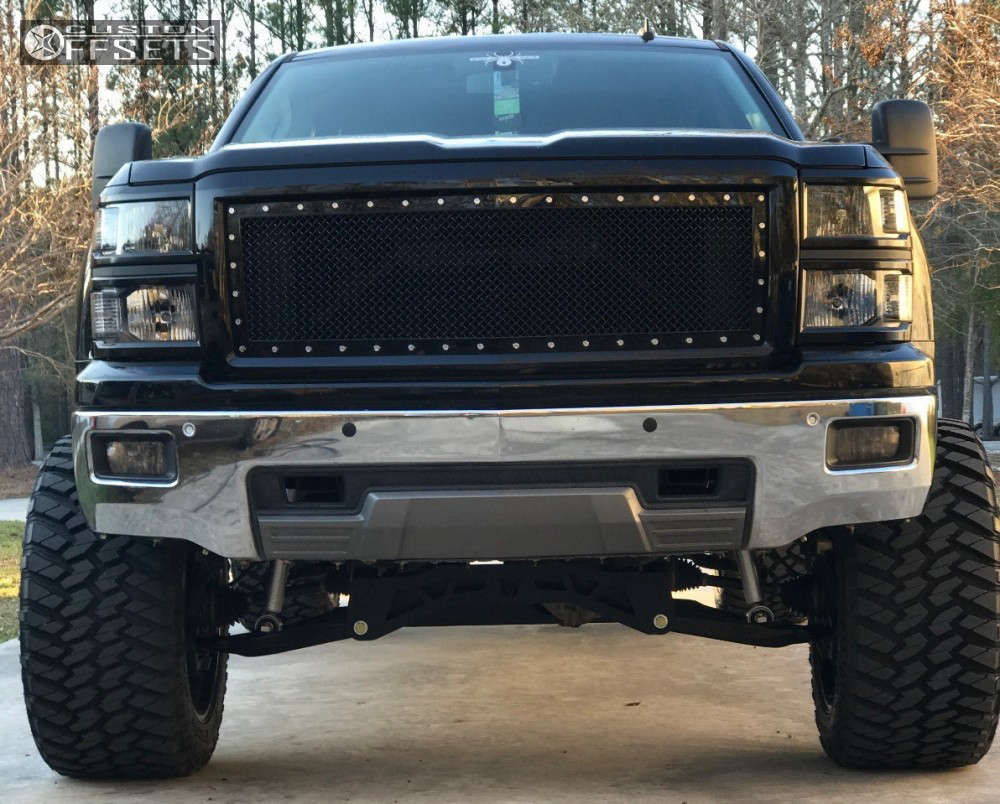 2014 Chevrolet Silverado 1500 with 22x14 -70 Fuel Renegade and 375 ...