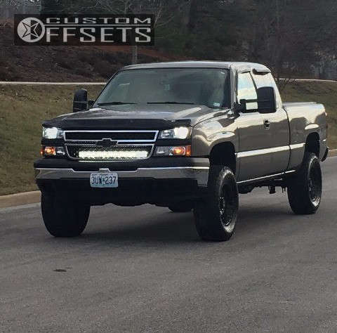 2006 Chevrolet Silverado 1500 with 17x9 -6 Pro Comp Series 01 and 285 ...