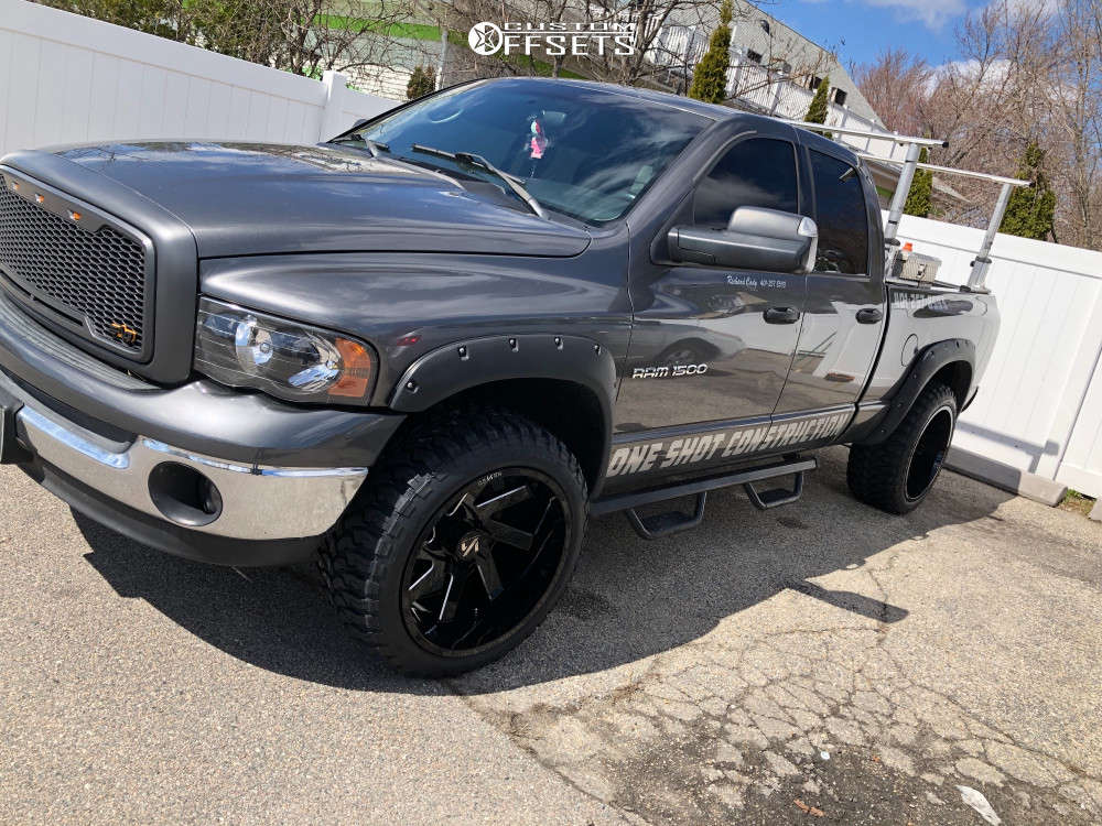 2004 Dodge Ram 1500 with 22x12 -51 ARKON OFF-ROAD Lincoln and 33/12 ...