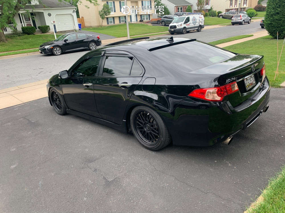 2012 Acura TSX with 18x9.5 35 JNC Jnc005 and 225/45R18 Falken Ziex ...