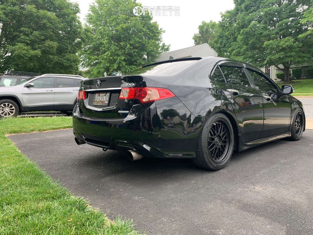 2012 Acura TSX with 18x9.5 35 JNC Jnc005 and 225/45R18 Falken Ziex ...