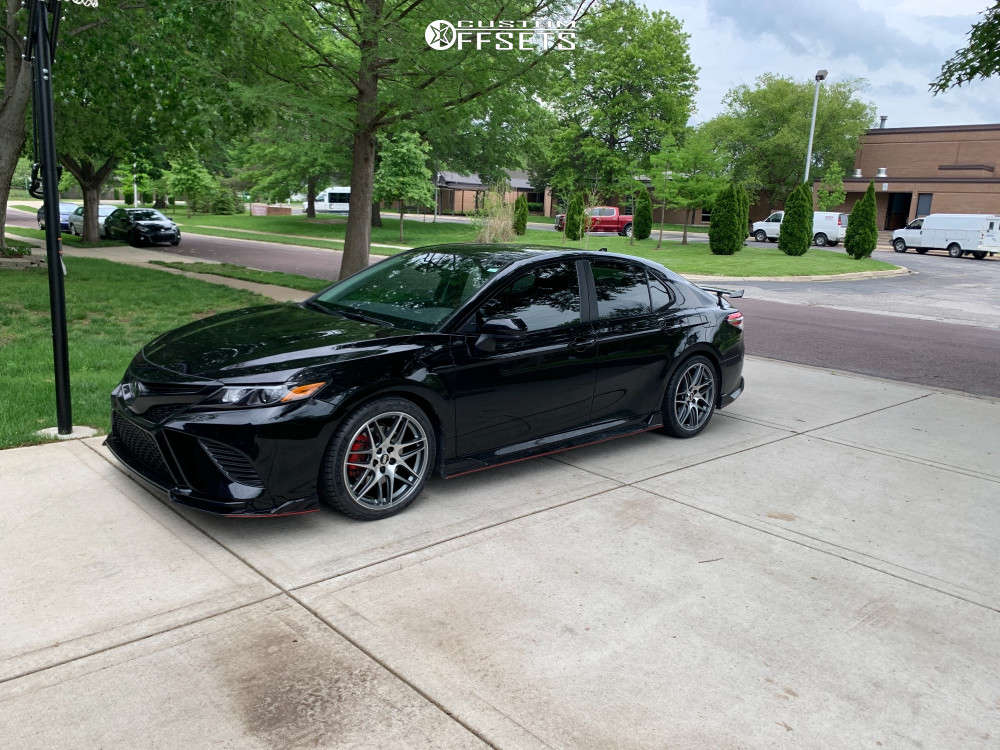 2020 Toyota Camry with 19x8.5 44 BBS CX-R and 235/40R19 Michelin Pilot ...
