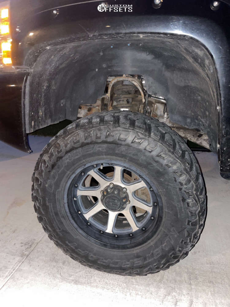 2013 Chevrolet Silverado 1500 with 18x9 -12 XD Addict and 35/12.5R18 ...