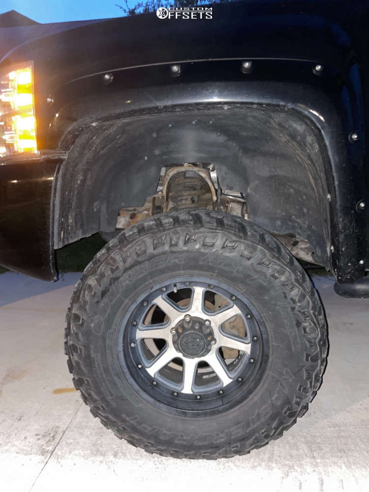 2013 Chevrolet Silverado 1500 with 18x9 -12 XD Addict and 35/12.5R18 ...
