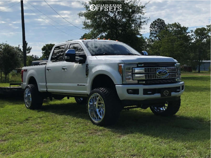 2017 Ford F-250 Super Duty with 24x14 -76 Fuel Forged Ff29 and 35/13 ...
