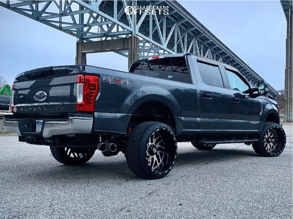 2018 Ford F-250 Super Duty with 24x14 0 TIS Forged 544bm and 33/12.5R24 ...