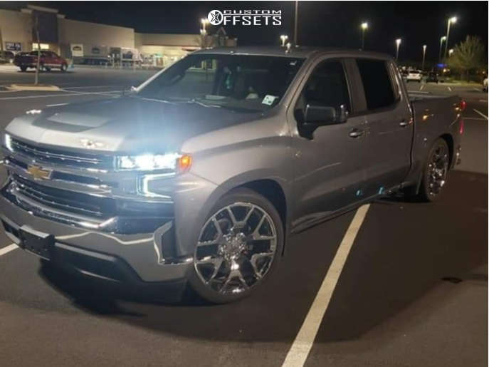 Lowered Silverado On Snowflakes