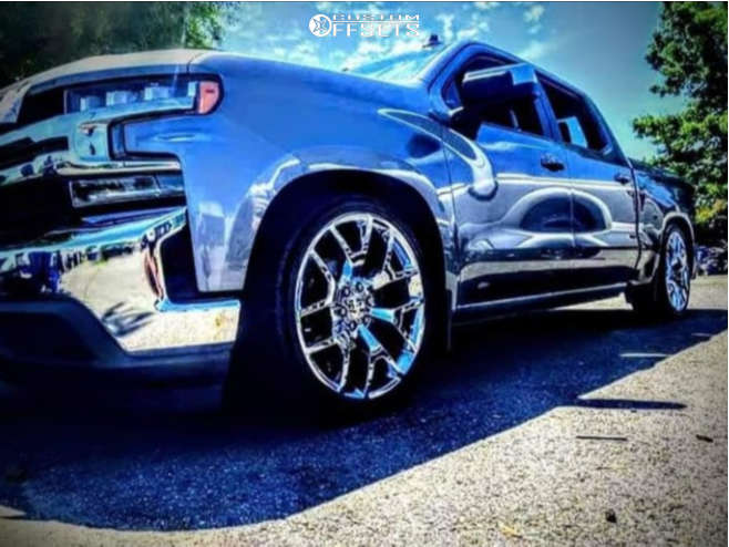 Lowered Silverado On Snowflakes