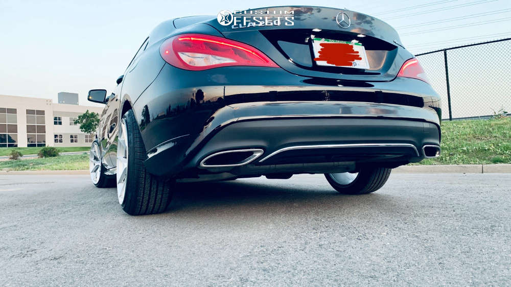 2018 Mercedes-Benz CLA250 with 18x9.5 35 Aodhan Aff7 and 225/40R18 ...