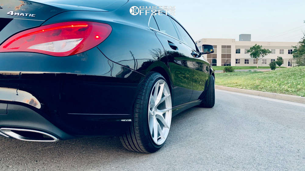 2018 Mercedes-Benz CLA250 with 18x9.5 35 Aodhan Aff7 and 225/40R18 ...