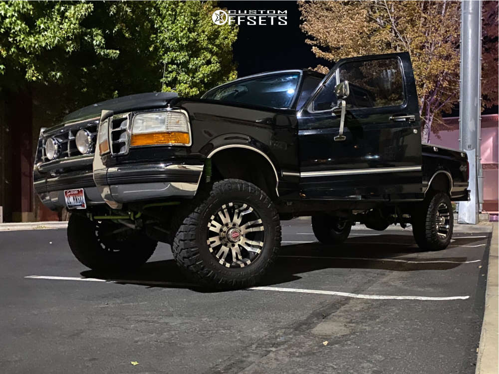 1994 Ford F-250 with 18x9.5 -19 Pro Comp 01 and 295/70R18 Nitto Ridge ...