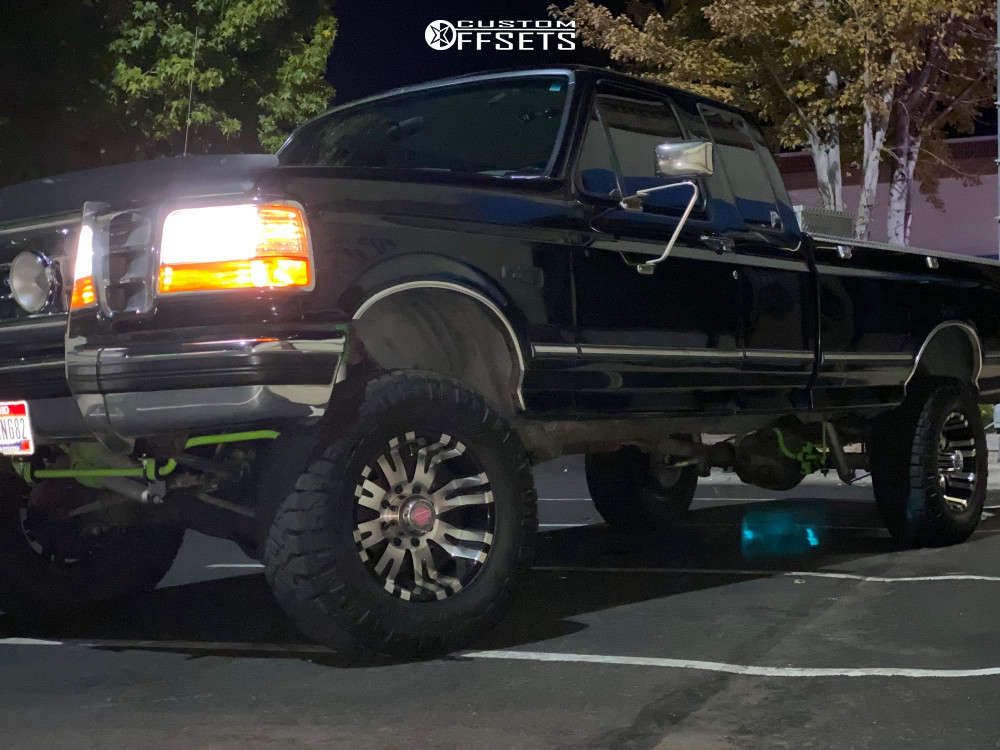 1994 Ford F-250 with 18x9.5 -19 Pro Comp 01 and 295/70R18 Nitto Ridge ...