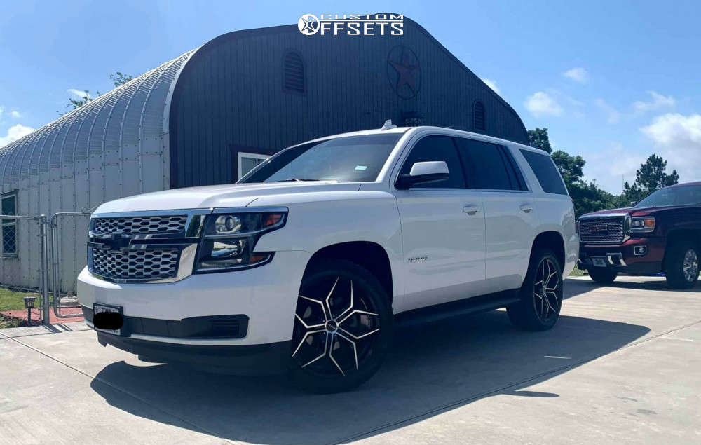 2018 Chevrolet Tahoe with 22x9 35 MKW M121 and 285/45R22 Cooper ...