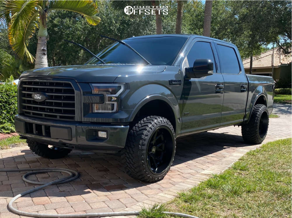 2016 Ford F-150 with 22x12 -44 Hostile Rage and 33/12.5R22 Atturo Trail ...