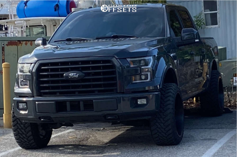 2016 Ford F-150 with 22x12 -44 Hostile Rage and 33/12.5R22 Atturo Trail ...