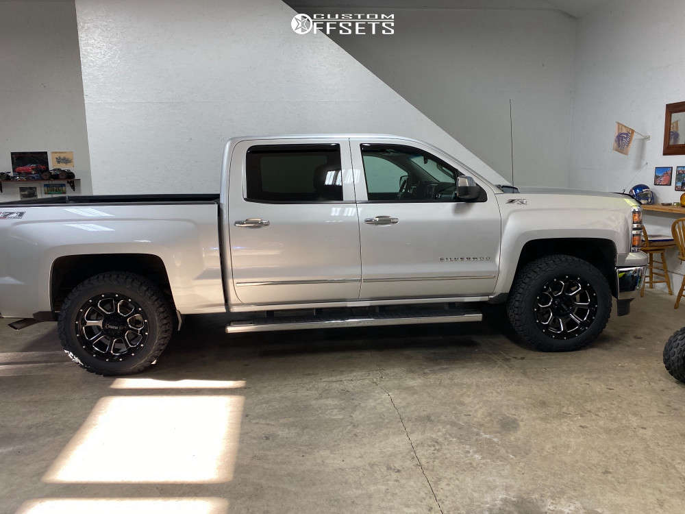 2014 Chevrolet Silverado 1500 with 20x9.5 5 Ultra Nemesis and 275/60R20 ...