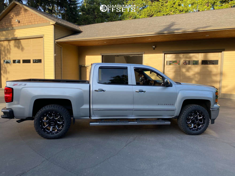 2014 Chevrolet Silverado 1500 with 20x9.5 5 Ultra Nemesis and 275/60R20 ...