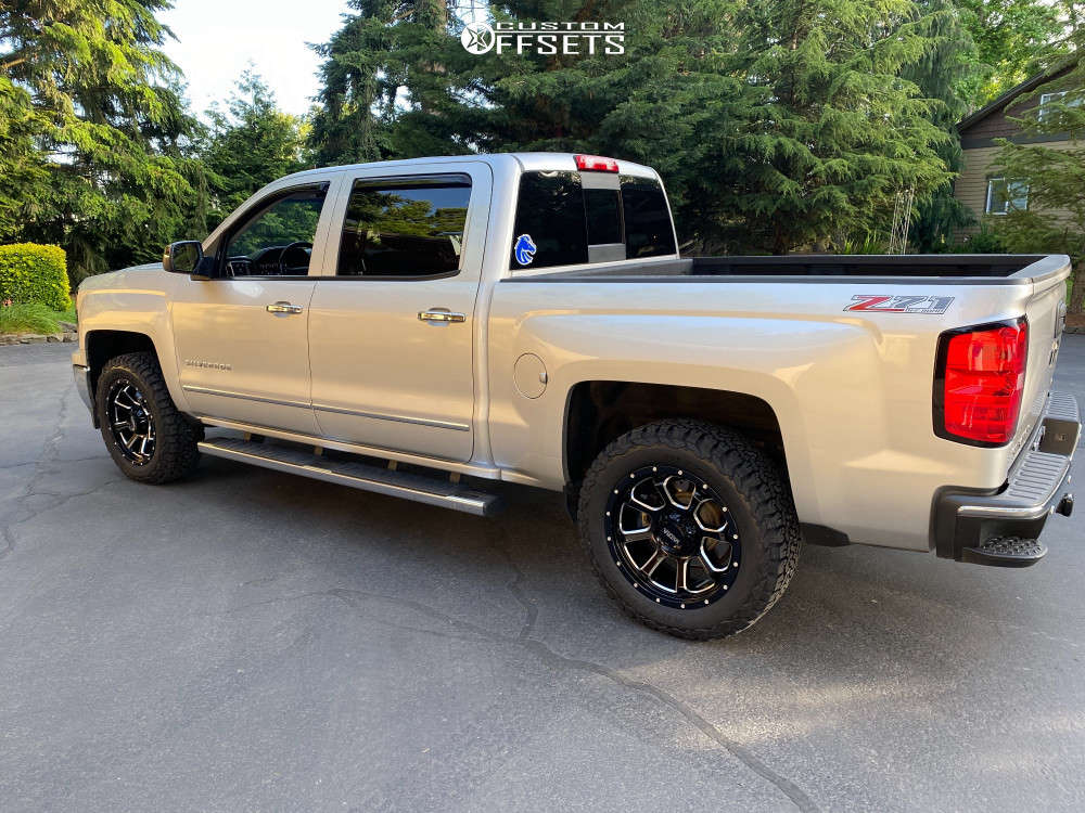 2014 Chevrolet Silverado 1500 with 20x9.5 5 Ultra Nemesis and 275/60R20 ...