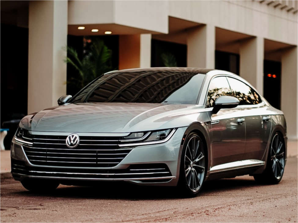 2019 Volkswagen Arteon with 20x9 35 Asanti ABL-30 and 245/35R20 Falken ...