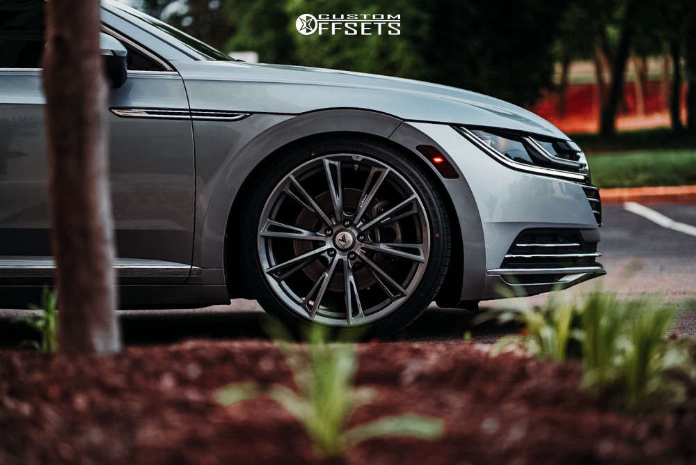 2019 Volkswagen Arteon with 20x9 35 Asanti ABL-30 and 245/35R20 Falken ...