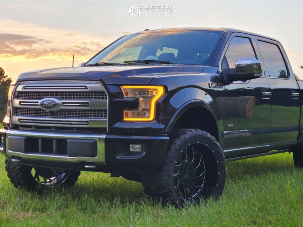2015 Ford F-150 with 22x14 -76 Xtreme Force Xf008 and 33/14.5R22 AMP ...