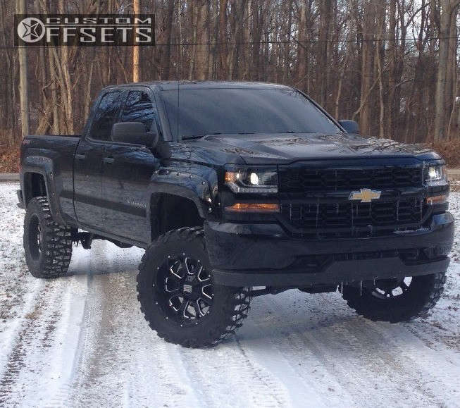 2016 Chevrolet Silverado 1500 with 20x10 -24 XD Xd825 and 35/12.5R20 ...