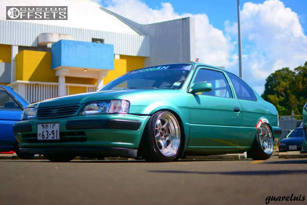 1995 Toyota Tercel with 16x8 15 Aodhan AH03 and 195/45R16 Maxxis Big ...