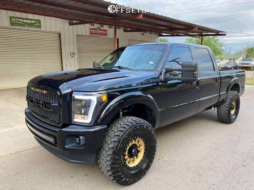 2011 Ford F-250 Super Duty with 17x8.5 0 Method Mr315 and 37/13.5R17 ...