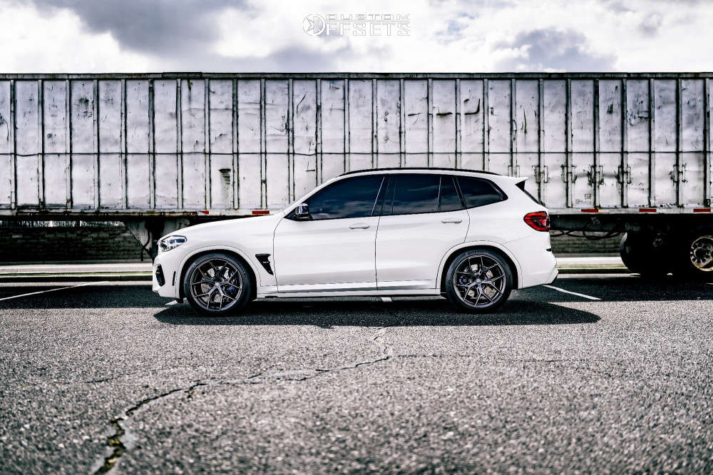 2020 BMW X3 with 21x9.5 17 Vossen Hf5 and 265/30R21 Michelin Pilot ...