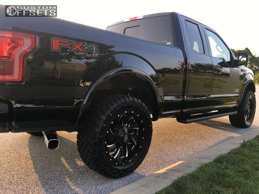 2016 Ford F-150 with 20x9 1 Fuel Cleaver and 295/55R20 Nitto Trail ...