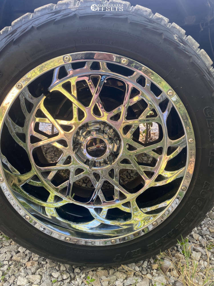 2005 GMC Sierra 1500 with 20x12 -51 Vision Rocker 412 and 285/55R20 ...