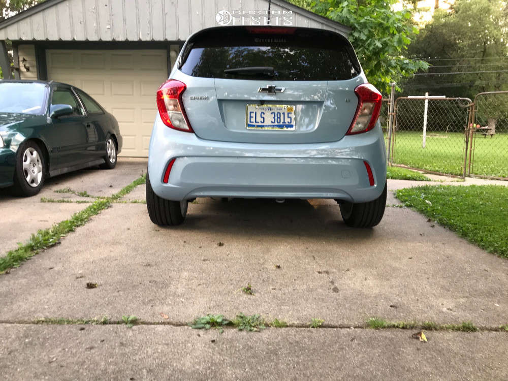 2016 Chevrolet Spark with 17x8 35 Aodhan Ah02 and 205/40R17 Nexen Nfera ...