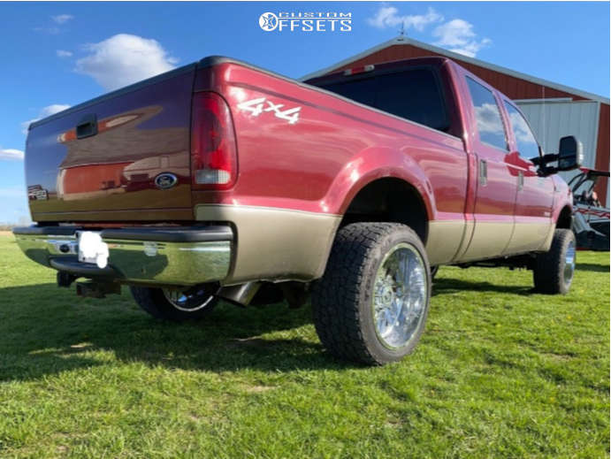 2004 Ford F-250 Super Duty with 22x12 -44 TIS 544C and 33/12.5R22 Toyo ...
