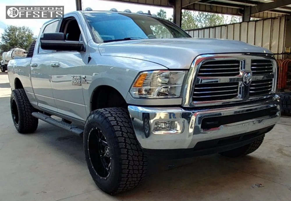 2015 Ram 2500 with 20x12 -44 Hostile Alpha and 325/60R20 Nitto Terra Grappler G2 and Leveling ...