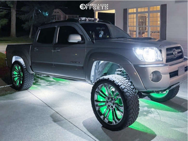 2010 Toyota Tacoma with 24x10 24 OE Performance Split 7s and 35/12.5R24 ...